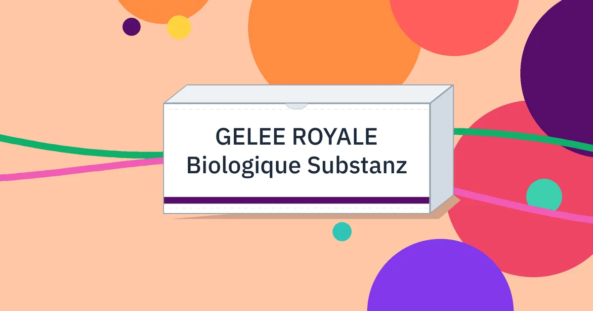 Symbolbild: Packung mit der Aufschrift GELEE ROYALE Biologique Substanz (PZN 15391822) – Verfügbarkeit und Bezug in Apotheken in Frankfurt am Main