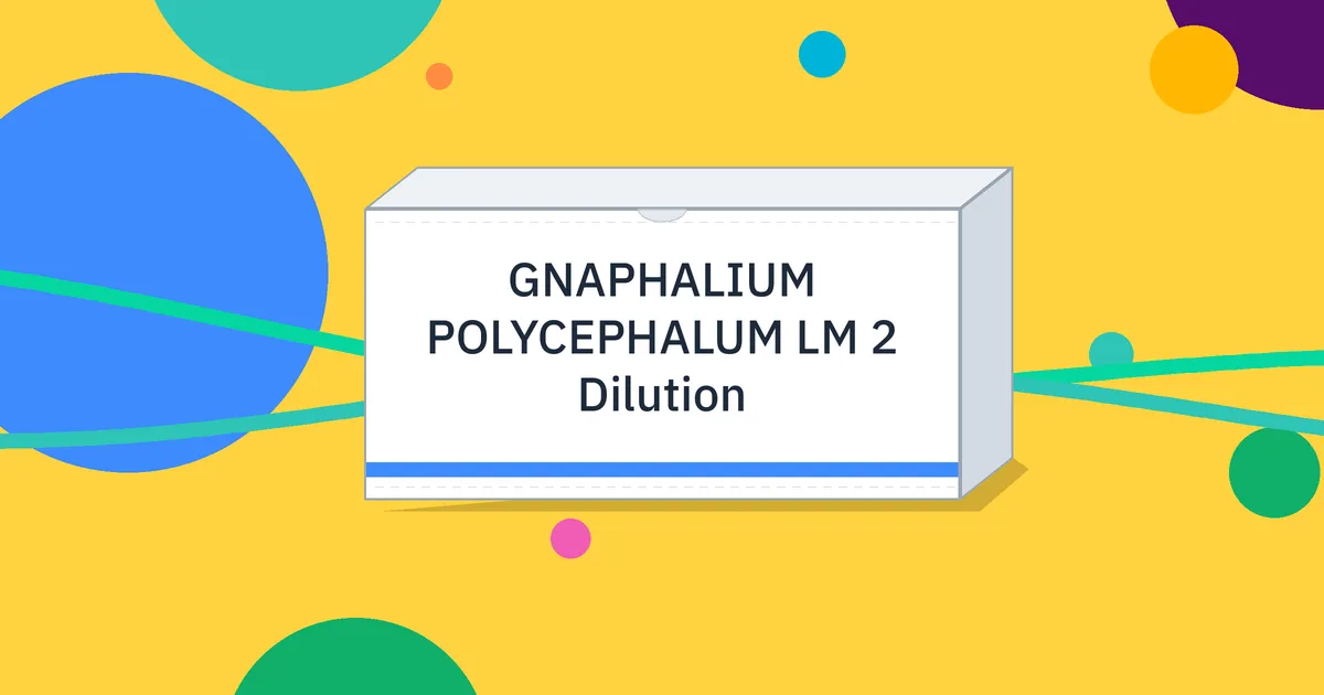 Symbolbild: Packung mit der Aufschrift GNAPHALIUM POLYCEPHALUM LM 2 Dilution (PZN 13544983) – Verfügbarkeit und Bezug in Apotheken in Frankfurt am Main