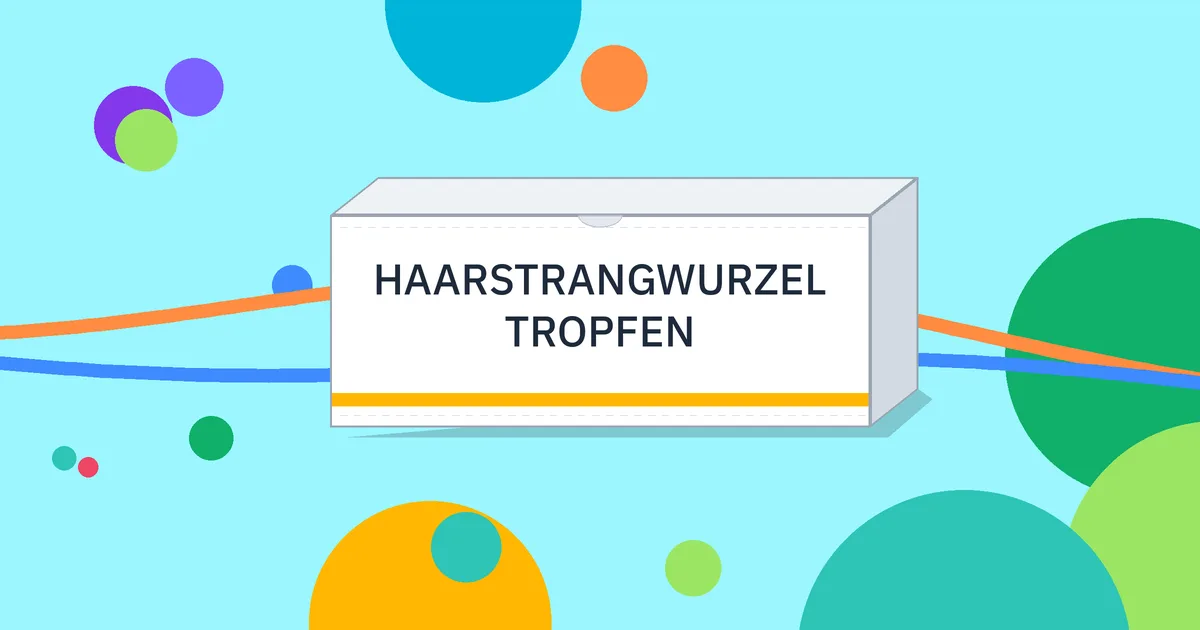Symbolbild: Packung mit der Aufschrift HAARSTRANGWURZEL TROPFEN (PZN 15229033) – Verfügbarkeit und Bezug in Apotheken in Frankfurt am Main