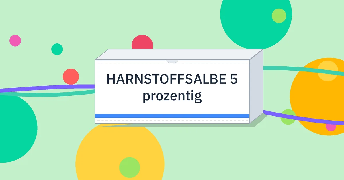 Symbolbild: Packung mit der Aufschrift HARNSTOFFSALBE 5 prozentig (PZN 16536553) – Verfügbarkeit und Bezug in Apotheken in Frankfurt am Main