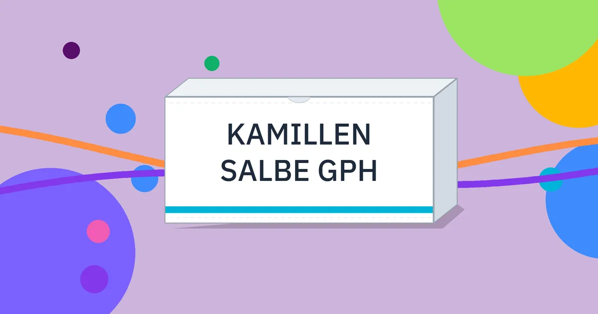 Symbolbild: Packung mit der Aufschrift KAMILLEN SALBE GPH (PZN 17556285) – Verfügbarkeit und Bezug in Apotheken in Frankfurt am Main