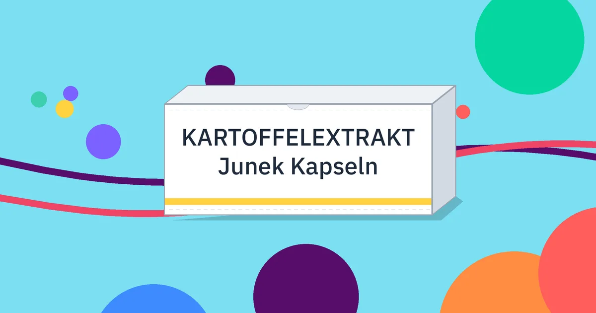 Symbolbild: Packung mit der Aufschrift KARTOFFELEXTRAKT Junek Kapseln (PZN 01644691) – Verfügbarkeit und Bezug in Apotheken in Frankfurt am Main