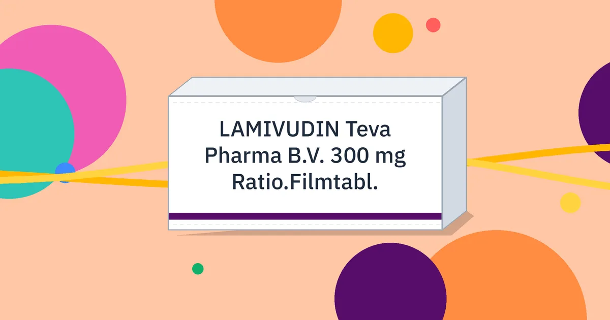 Symbolbild: Packung mit der Aufschrift LAMIVUDIN Teva Pharma B.V. 300 mg Ratio.Filmtabl. (PZN 04703997) – Verfügbarkeit und Bezug in Apotheken in Frankfurt am Main