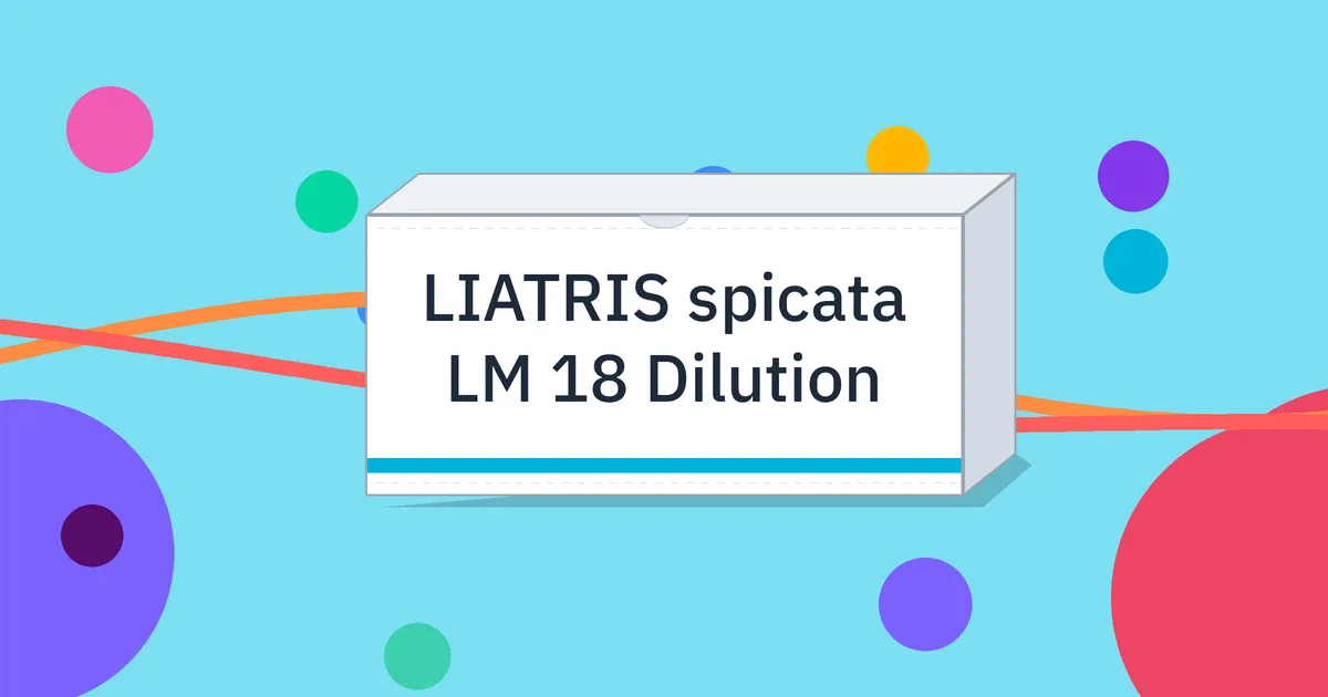 Symbolbild: Packung mit der Aufschrift LIATRIS spicata LM 18 Dilution (PZN 13528777) – Verfügbarkeit und Bezug in Apotheken in Frankfurt am Main