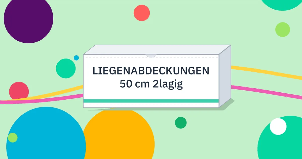 Symbolbild: Packung mit der Aufschrift LIEGENABDECKUNGEN 50 cm 2lagig (PZN 12144483) – Verfügbarkeit und Bezug in Apotheken in Frankfurt am Main