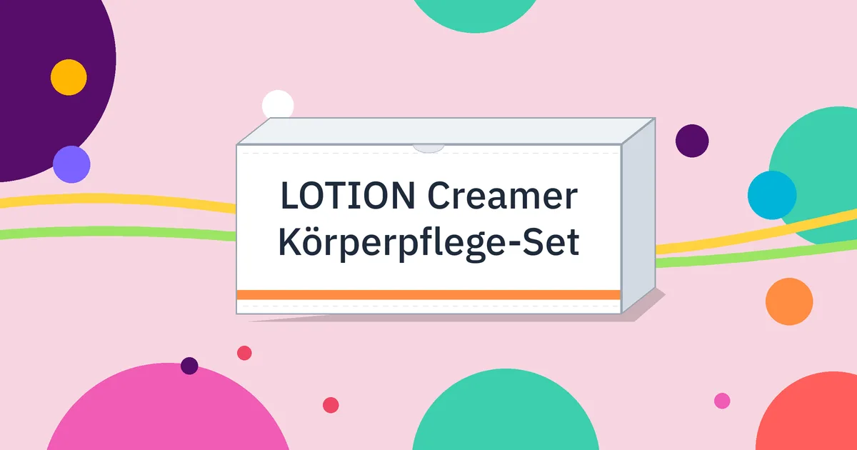 Symbolbild: Packung mit der Aufschrift LOTION Creamer Körperpflege-Set (PZN 10076122) – Verfügbarkeit und Bezug in Apotheken in Frankfurt am Main