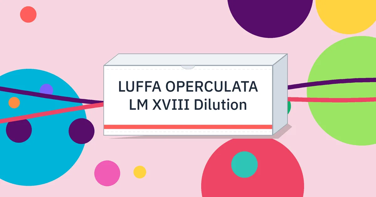 Symbolbild: Packung mit der Aufschrift LUFFA OPERCULATA LM XVIII Dilution (PZN 04496297) – Verfügbarkeit und Bezug in Apotheken in Frankfurt am Main