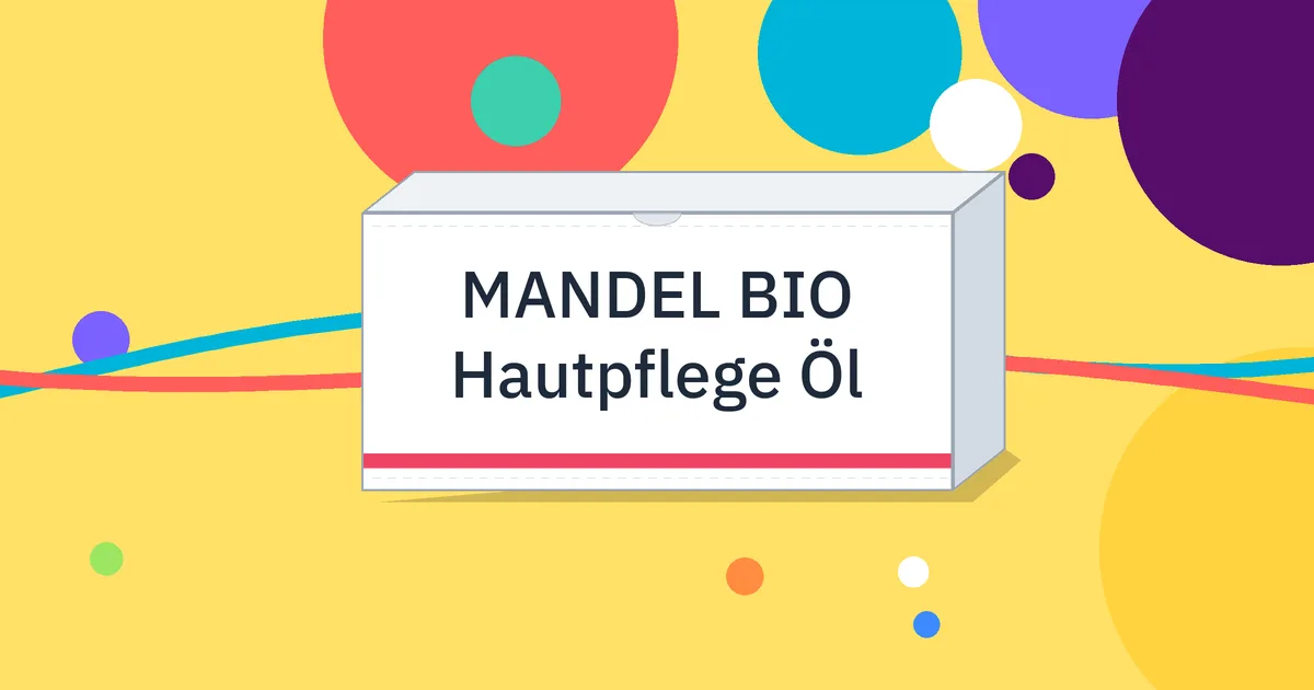 Symbolbild: Packung mit der Aufschrift MANDEL BIO Hautpflege Öl (PZN 11278247) – Verfügbarkeit und Bezug in Apotheken in Frankfurt am Main