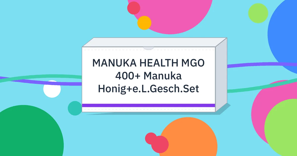 Symbolbild: Packung mit der Aufschrift MANUKA HEALTH MGO 400+ Manuka Honig+e.L.Gesch.Set (PZN 16877018) – Verfügbarkeit und Bezug in Apotheken in Frankfurt am Main
