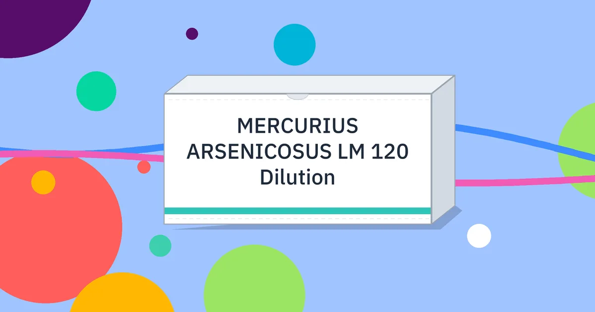 Symbolbild: Packung mit der Aufschrift MERCURIUS ARSENICOSUS LM 120 Dilution (PZN 13606402) – Verfügbarkeit und Bezug in Apotheken in Frankfurt am Main