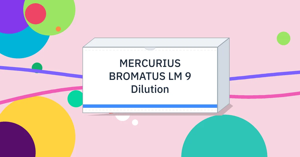 Symbolbild: Packung mit der Aufschrift MERCURIUS BROMATUS LM 9 Dilution (PZN 12949005) – Verfügbarkeit und Bezug in Apotheken in Frankfurt am Main