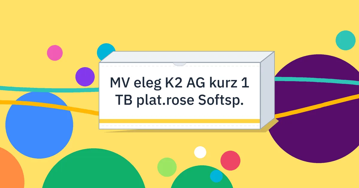 Symbolbild: Packung mit der Aufschrift MV eleg K2 AG kurz 1 TB plat.rose Softsp. (PZN 14696488) – Verfügbarkeit und Bezug in Apotheken in Frankfurt am Main