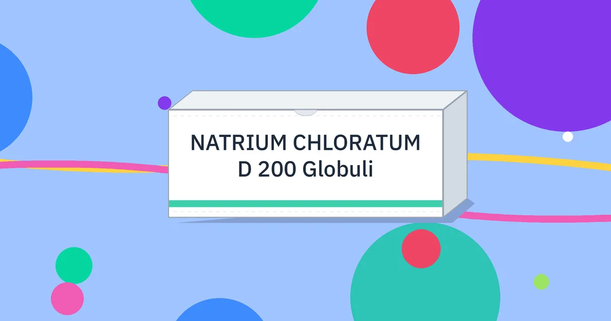 Symbolbild: Packung mit der Aufschrift NATRIUM CHLORATUM D 200 Globuli (PZN 13361923) – Verfügbarkeit und Bezug in Apotheken in Frankfurt am Main