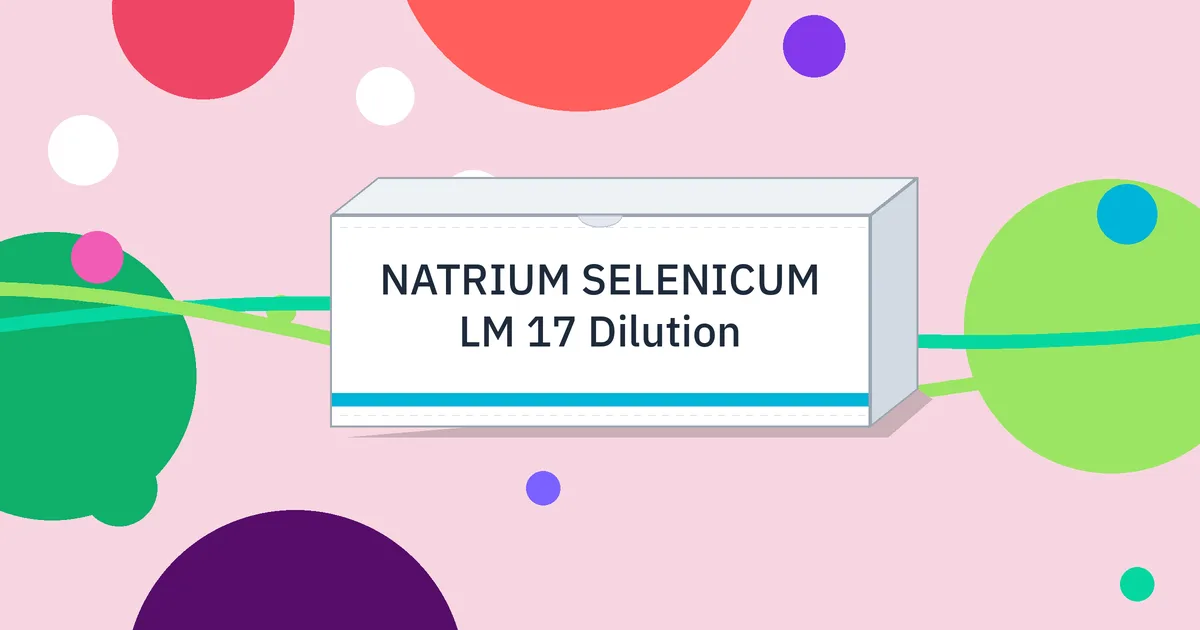 Symbolbild: Packung mit der Aufschrift NATRIUM SELENICUM LM 17 Dilution (PZN 13616837) – Verfügbarkeit und Bezug in Apotheken in Frankfurt am Main