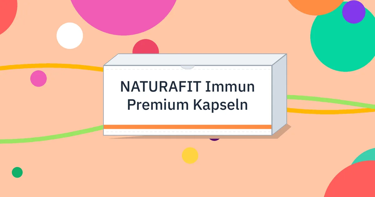 Symbolbild: Packung mit der Aufschrift NATURAFIT Immun Premium Kapseln (PZN 14381968) – Verfügbarkeit und Bezug in Apotheken in Frankfurt am Main