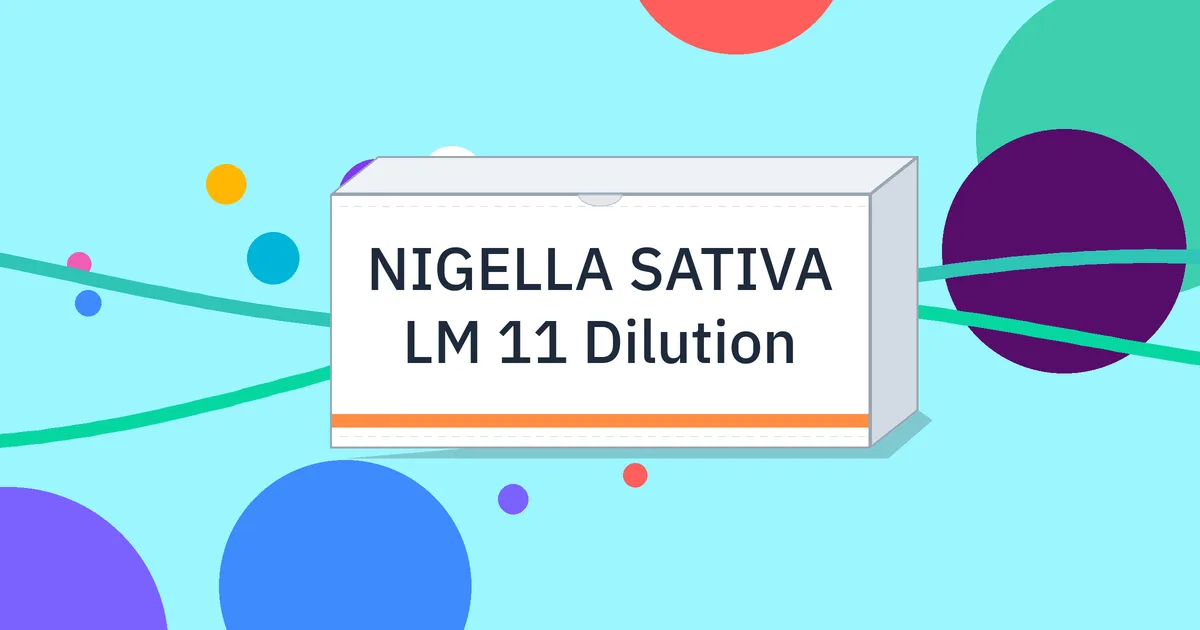 Symbolbild: Packung mit der Aufschrift NIGELLA SATIVA LM 11 Dilution (PZN 13618641) – Verfügbarkeit und Bezug in Apotheken in Frankfurt am Main