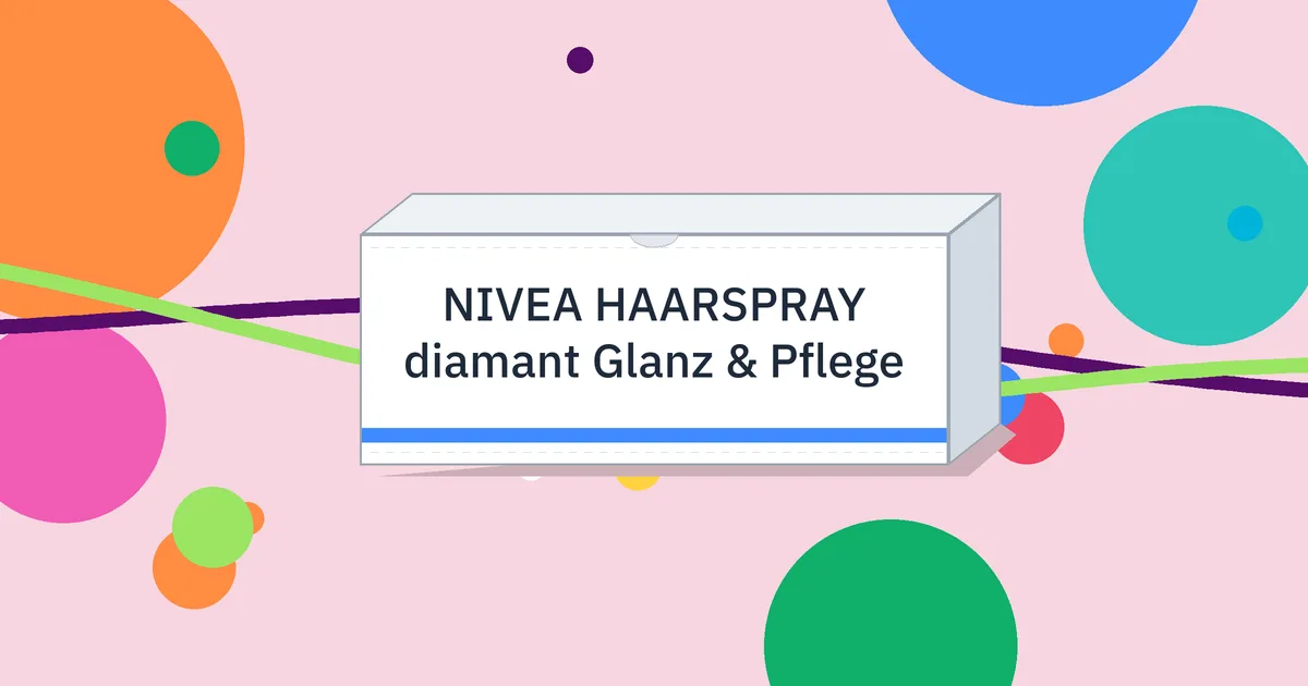 Symbolbild: Packung mit der Aufschrift NIVEA HAARSPRAY diamant Glanz & Pflege (PZN 11325573) – Verfügbarkeit und Bezug in Apotheken in Frankfurt am Main