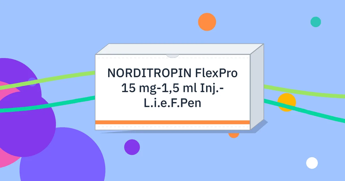 Symbolbild: Packung mit der Aufschrift NORDITROPIN FlexPro 15 mg-1,5 ml Inj.-L.i.e.F.Pen (PZN 19472121) – Verfügbarkeit und Bezug in Apotheken in Frankfurt am Main
