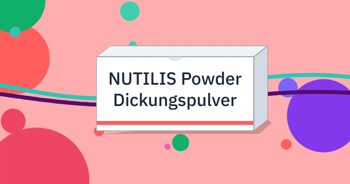 Symbolbild: Packung mit der Aufschrift NUTILIS Powder Dickungspulver (PZN 19751660) – Verfügbarkeit und Bezug in Apotheken in Frankfurt am Main