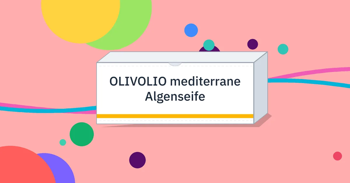 Symbolbild: Packung mit der Aufschrift OLIVOLIO mediterrane Algenseife (PZN 17910812) – Verfügbarkeit und Bezug in Apotheken in Frankfurt am Main