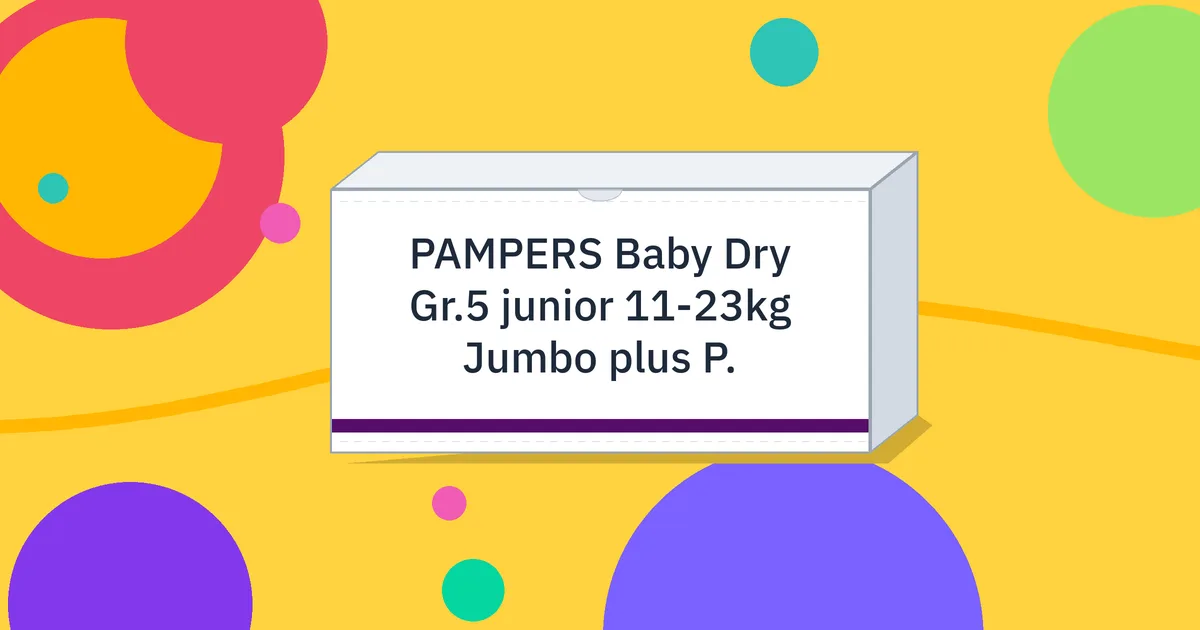 Symbolbild: Packung mit der Aufschrift PAMPERS Baby Dry Gr.5 junior 11-23kg Jumbo plus P. (PZN 10256640) – Verfügbarkeit und Bezug in Apotheken in Frankfurt am Main