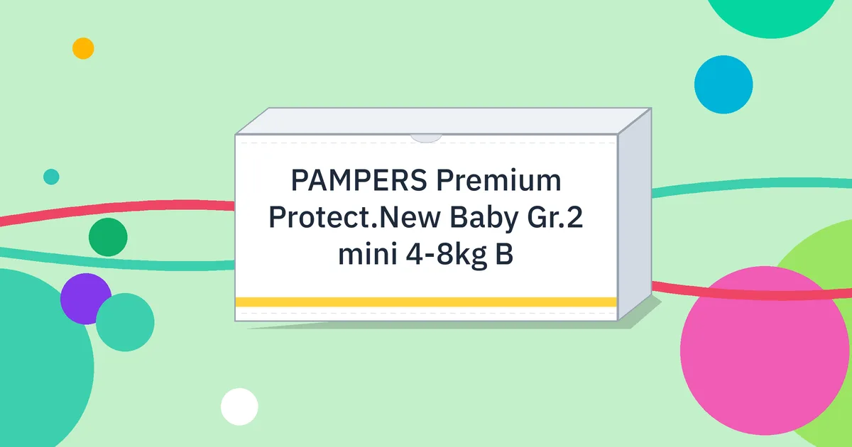 Symbolbild: Packung mit der Aufschrift PAMPERS Premium Protect.New Baby Gr.2 mini 4-8kg B (PZN 19373092) – Verfügbarkeit und Bezug in Apotheken in Frankfurt am Main