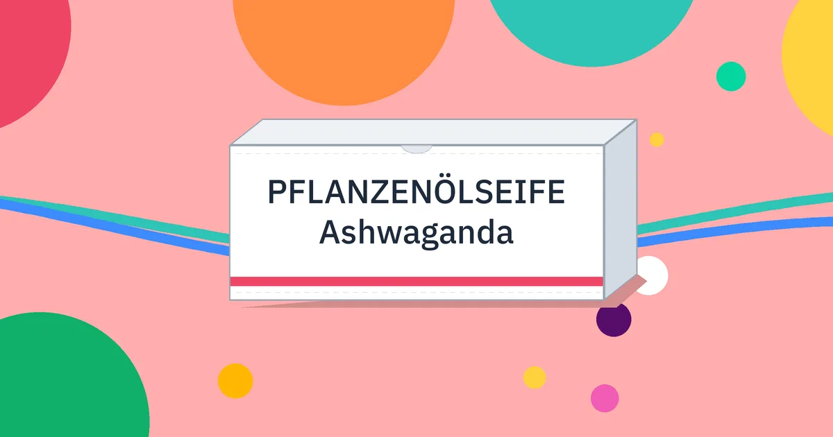 Symbolbild: Packung mit der Aufschrift PFLANZENÖLSEIFE Ashwaganda (PZN 09120852) – Verfügbarkeit und Bezug in Apotheken in Frankfurt am Main