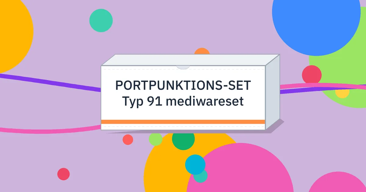 Symbolbild: Packung mit der Aufschrift PORTPUNKTIONS-SET Typ 91 mediwareset (PZN 19548835) – Verfügbarkeit und Bezug in Apotheken in Frankfurt am Main
