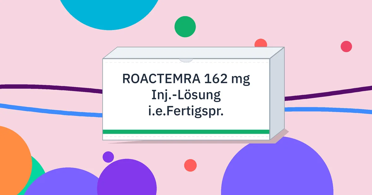 Symbolbild: Packung mit der Aufschrift ROACTEMRA 162 mg Inj.-Lösung i.e.Fertigspr. (PZN 11068001) – Verfügbarkeit und Bezug in Apotheken in Frankfurt am Main