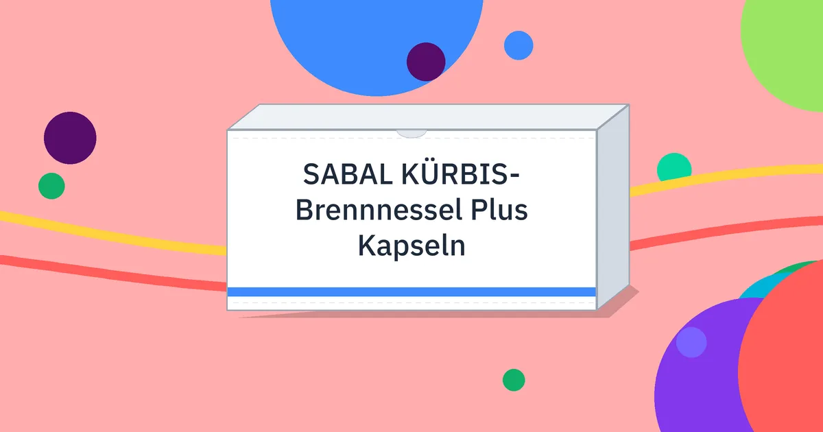 Symbolbild: Packung mit der Aufschrift SABAL KÜRBIS-Brennnessel Plus Kapseln (PZN 10782191) – Verfügbarkeit und Bezug in Apotheken in Frankfurt am Main