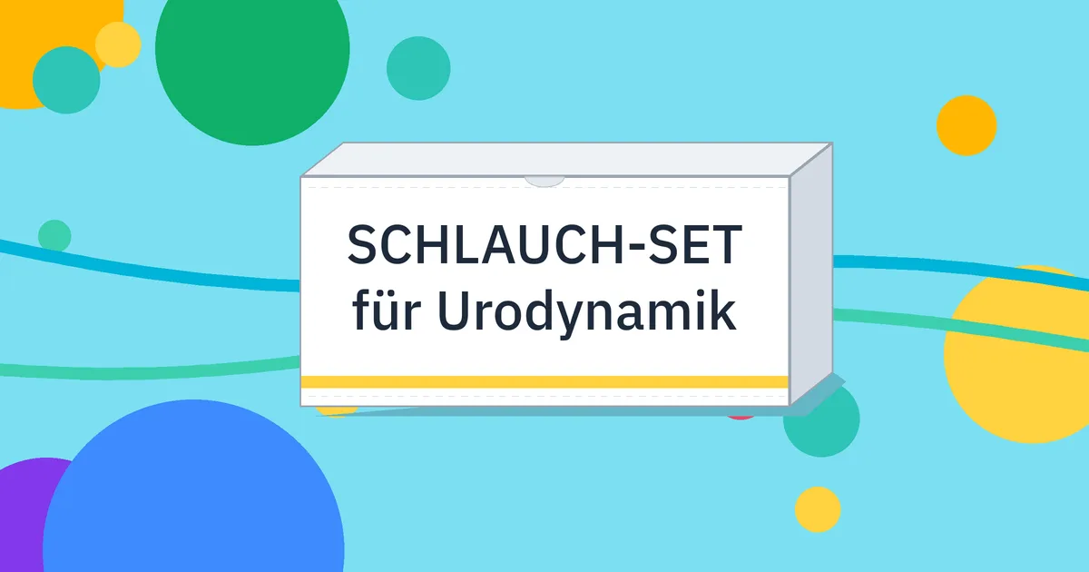 Symbolbild: Packung mit der Aufschrift SCHLAUCH-SET für Urodynamik (PZN 08515330) – Verfügbarkeit und Bezug in Apotheken in Frankfurt am Main