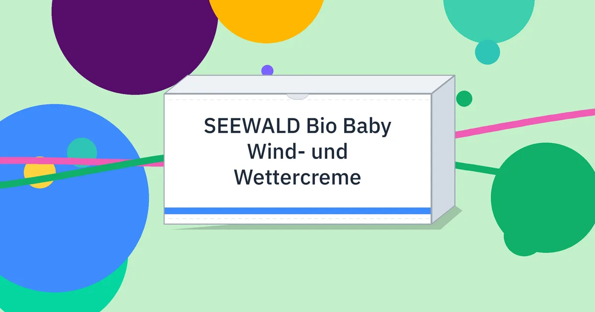 Symbolbild: Packung mit der Aufschrift SEEWALD Bio Baby Wind- und Wettercreme (PZN 19547020) – Verfügbarkeit und Bezug in Apotheken in Frankfurt am Main