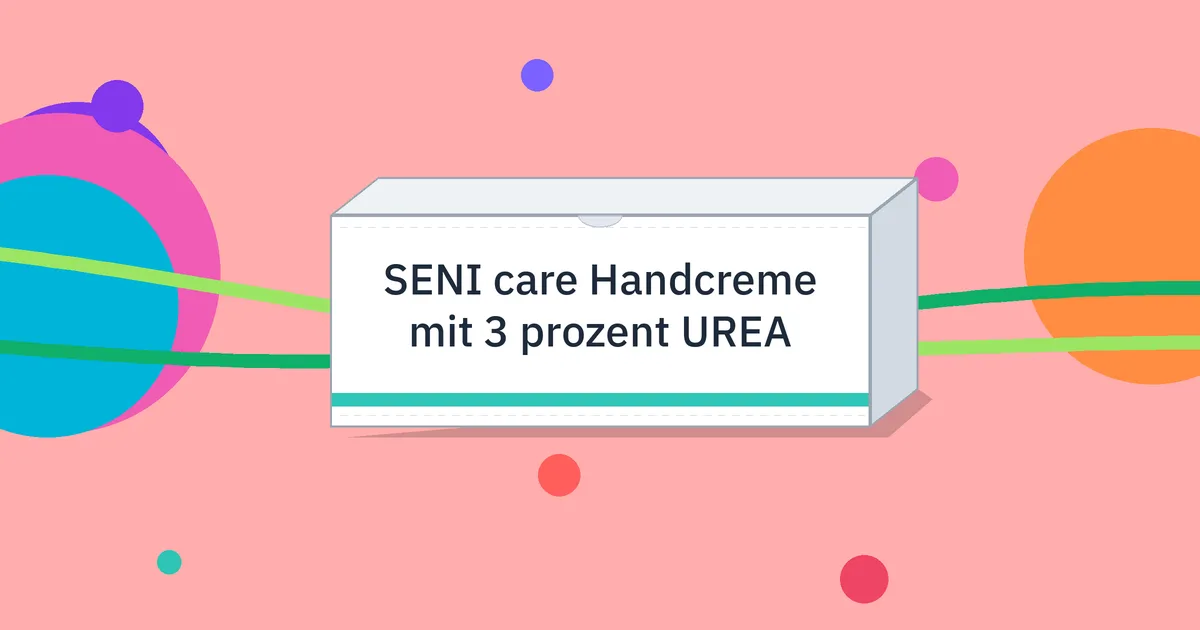 Symbolbild: Packung mit der Aufschrift SENI care Handcreme mit 3 prozent UREA (PZN 20309917) – Verfügbarkeit und Bezug in Apotheken in Frankfurt am Main