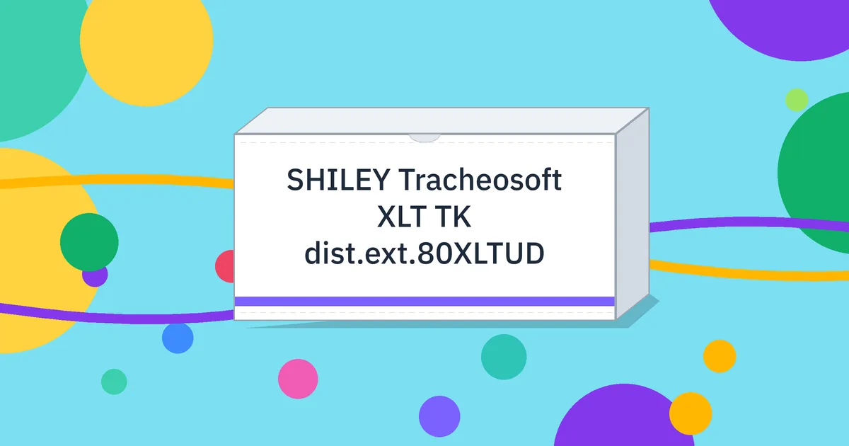 Symbolbild: Packung mit der Aufschrift SHILEY Tracheosoft XLT TK dist.ext.80XLTUD (PZN 04110062) – Verfügbarkeit und Bezug in Apotheken in Frankfurt am Main