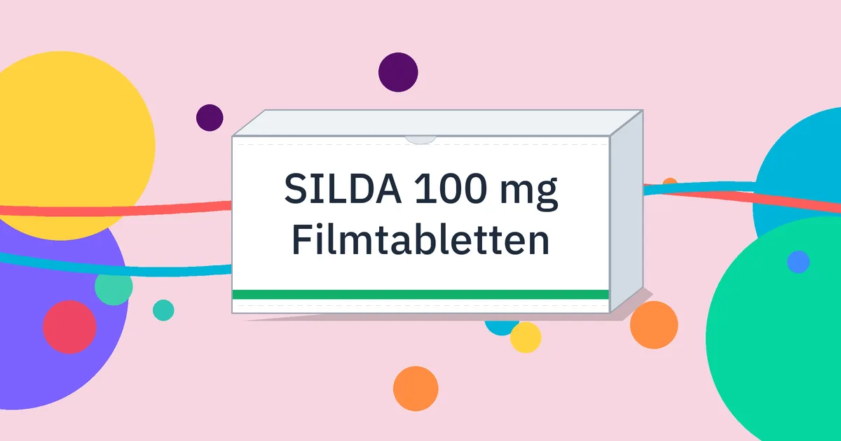 Symbolbild: Packung mit der Aufschrift SILDA 100 mg Filmtabletten (PZN 01795183) – Verfügbarkeit und Bezug in Apotheken in Frankfurt am Main
