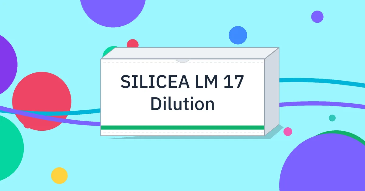 Symbolbild: Packung mit der Aufschrift SILICEA LM 17 Dilution (PZN 13190261) – Verfügbarkeit und Bezug in Apotheken in Frankfurt am Main