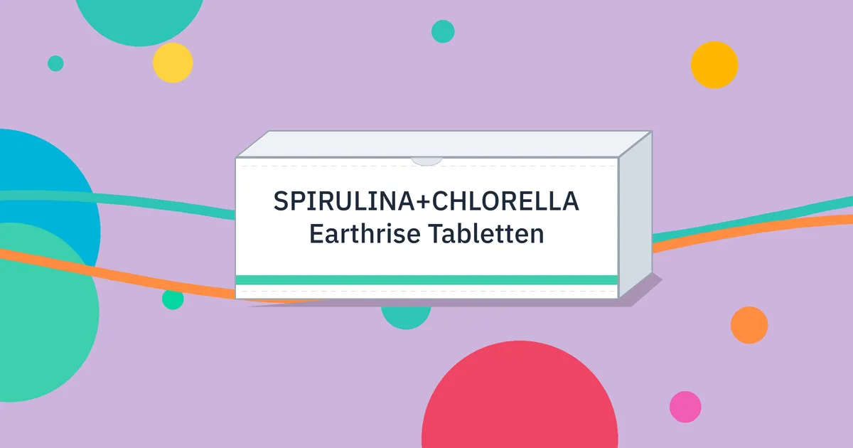 Symbolbild: Packung mit der Aufschrift SPIRULINA+CHLORELLA Earthrise Tabletten (PZN 19777889) – Verfügbarkeit und Bezug in Apotheken in Frankfurt am Main
