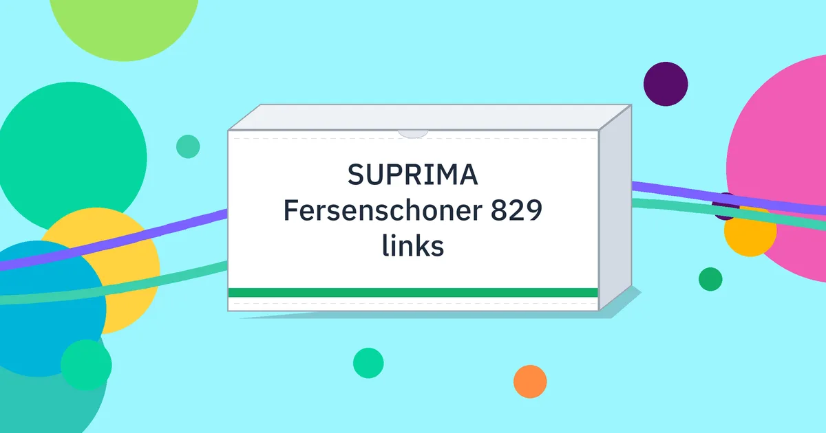 Symbolbild: Packung mit der Aufschrift SUPRIMA Fersenschoner 829 links (PZN 00098683) – Verfügbarkeit und Bezug in Apotheken in Frankfurt am Main