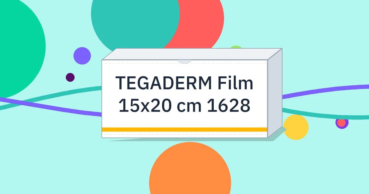 Symbolbild: Packung mit der Aufschrift TEGADERM Film 15x20 cm 1628 (PZN 20545262) – Verfügbarkeit und Bezug in Apotheken in Frankfurt am Main