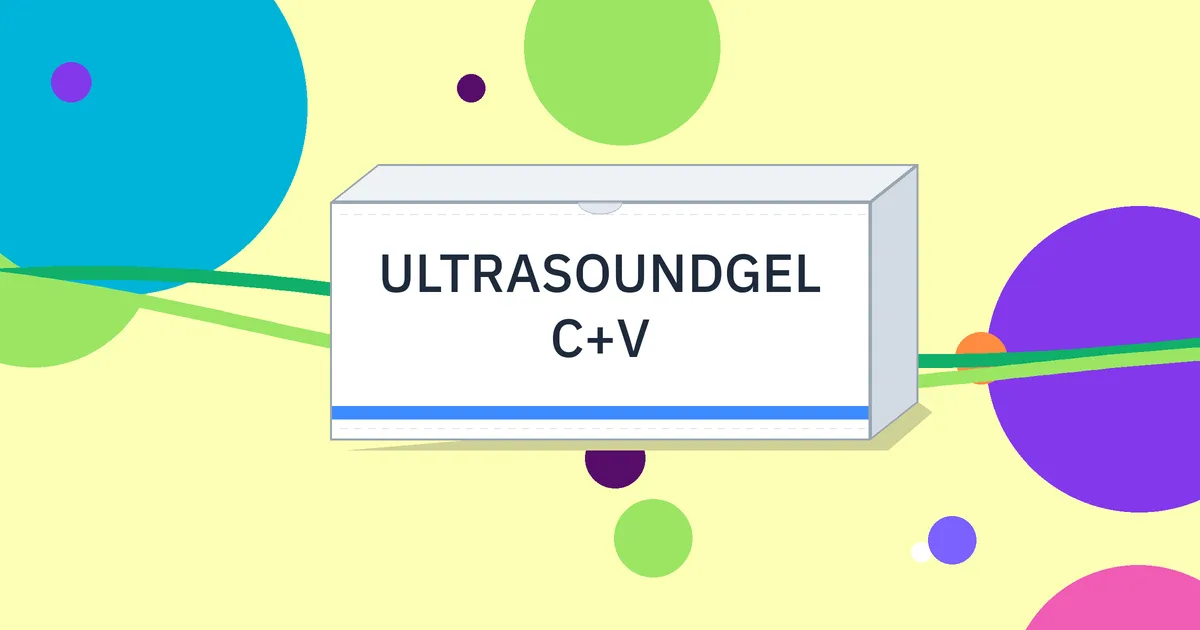 Symbolbild: Packung mit der Aufschrift ULTRASOUNDGEL C+V (PZN 18468703) – Verfügbarkeit und Bezug in Apotheken in Frankfurt am Main
