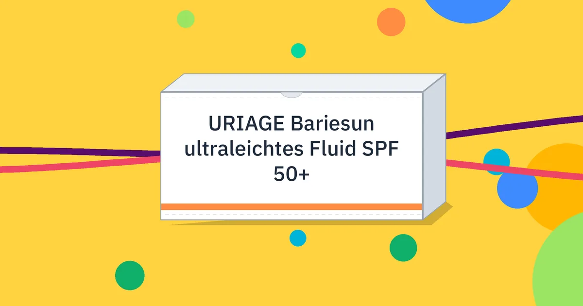 Symbolbild: Packung mit der Aufschrift URIAGE Bariesun ultraleichtes Fluid SPF 50+ (PZN 17182620) – Verfügbarkeit und Bezug in Apotheken in Frankfurt am Main