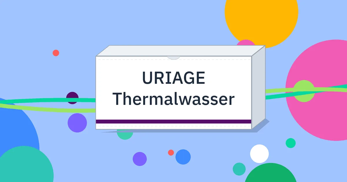 Symbolbild: Packung mit der Aufschrift URIAGE Thermalwasser (PZN 17181684) – Verfügbarkeit und Bezug in Apotheken in Frankfurt am Main
