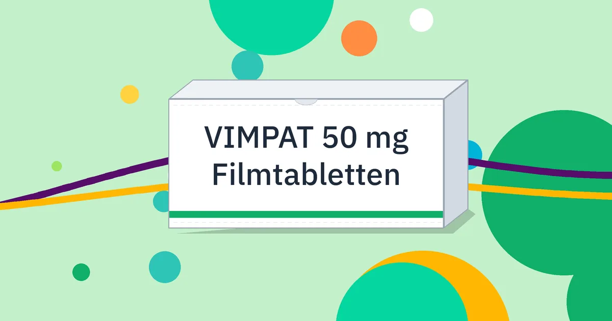 Symbolbild: Packung mit der Aufschrift VIMPAT 50 mg Filmtabletten (PZN 07562480) – Verfügbarkeit und Bezug in Apotheken in Frankfurt am Main