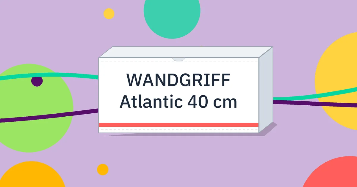 Symbolbild: Packung mit der Aufschrift WANDGRIFF Atlantic 40 cm (PZN 13168190) – Verfügbarkeit und Bezug in Apotheken in Frankfurt am Main