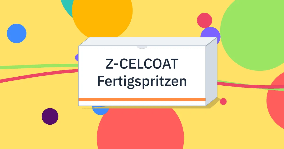 Symbolbild: Packung mit der Aufschrift Z-CELCOAT Fertigspritzen (PZN 05378826) – Verfügbarkeit und Bezug in Apotheken in Frankfurt am Main