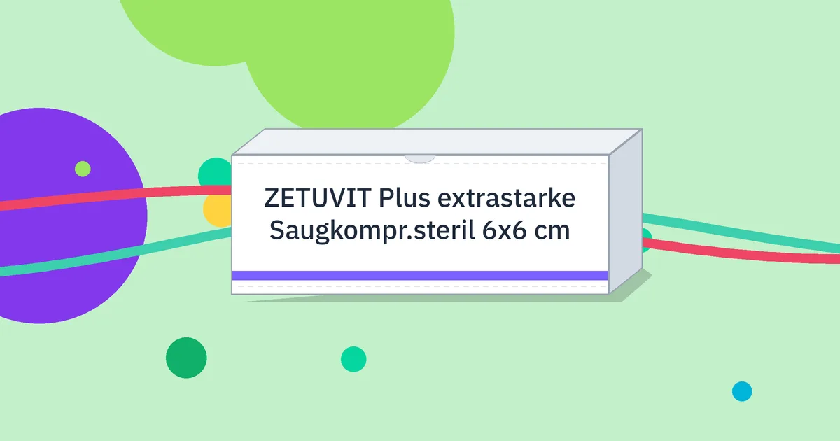 Symbolbild: Packung mit der Aufschrift ZETUVIT Plus extrastarke Saugkompr.steril 6x6 cm (PZN 20311937) – Verfügbarkeit und Bezug in Apotheken in Frankfurt am Main