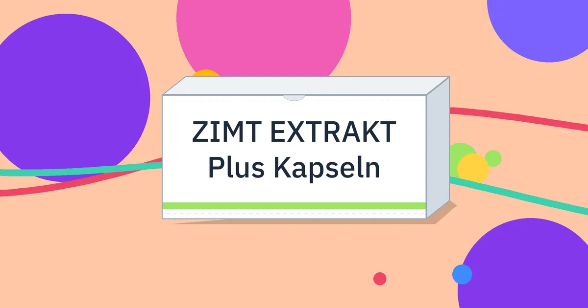 Symbolbild: Packung mit der Aufschrift ZIMT EXTRAKT Plus Kapseln (PZN 16632989) – Verfügbarkeit und Bezug in Apotheken in Frankfurt am Main