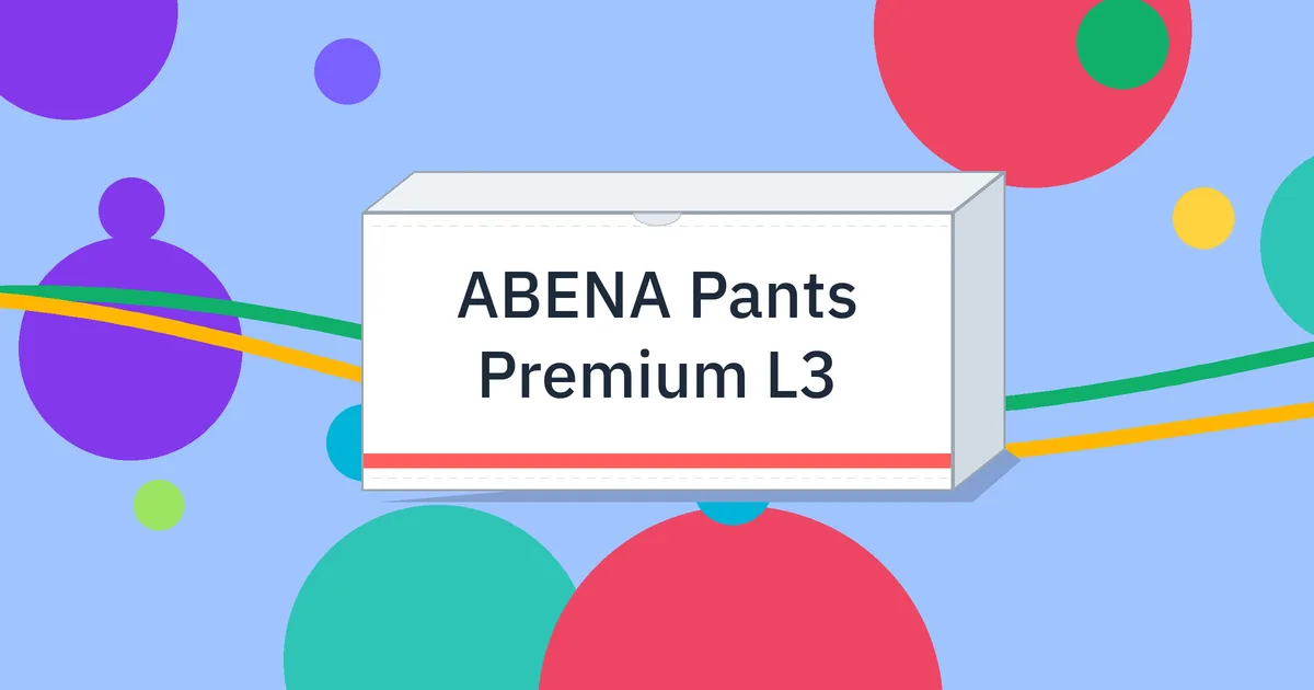 Symbolbild: Packung mit der Aufschrift ABENA Pants Premium L3 (PZN 17457175) – Verfügbarkeit und Bezug in Apotheken in Frankfurt am Main