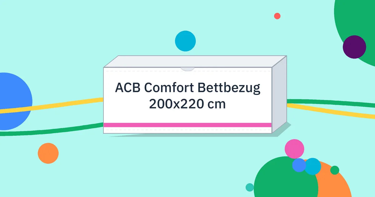 Symbolbild: Packung mit der Aufschrift ACB Comfort Bettbezug 200x220 cm (PZN 06878436) – Verfügbarkeit und Bezug in Apotheken in Frankfurt am Main