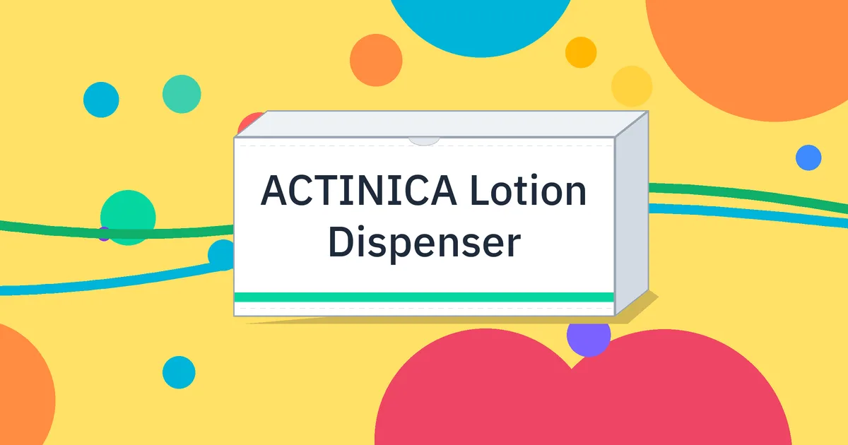 Symbolbild: Packung mit der Aufschrift ACTINICA Lotion Dispenser (PZN 01617777) – Verfügbarkeit und Bezug in Apotheken in Frankfurt am Main